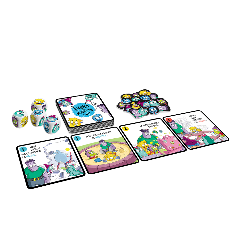 Escuela de monstruos - Juego de mesa - Desde 5 años