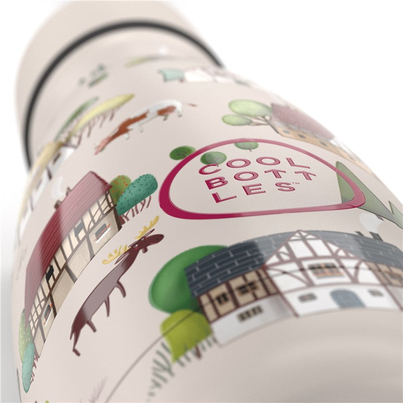 Botella Acero Tudor Village 350ml · Cool Bottles