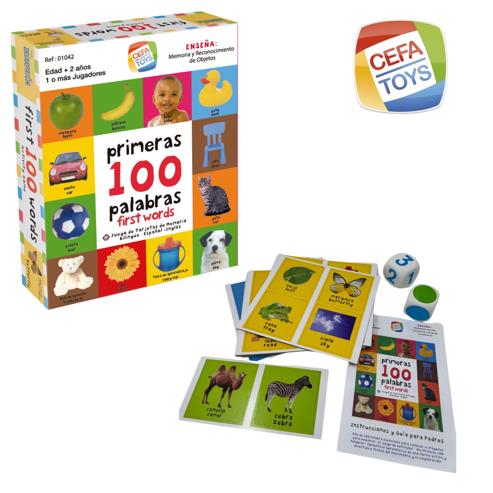 Juego de actividad Mis primeras 100 palabras Español-Ingles
