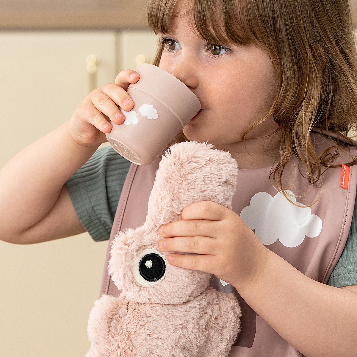 Vaso Mini Croco Happy Clouds Powder · Done by Deer