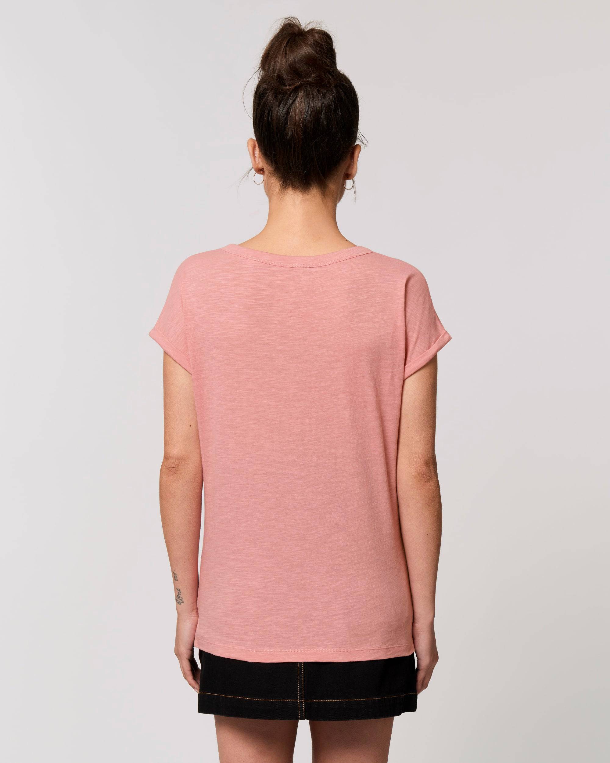 Camiseta Type Chica · Rosa