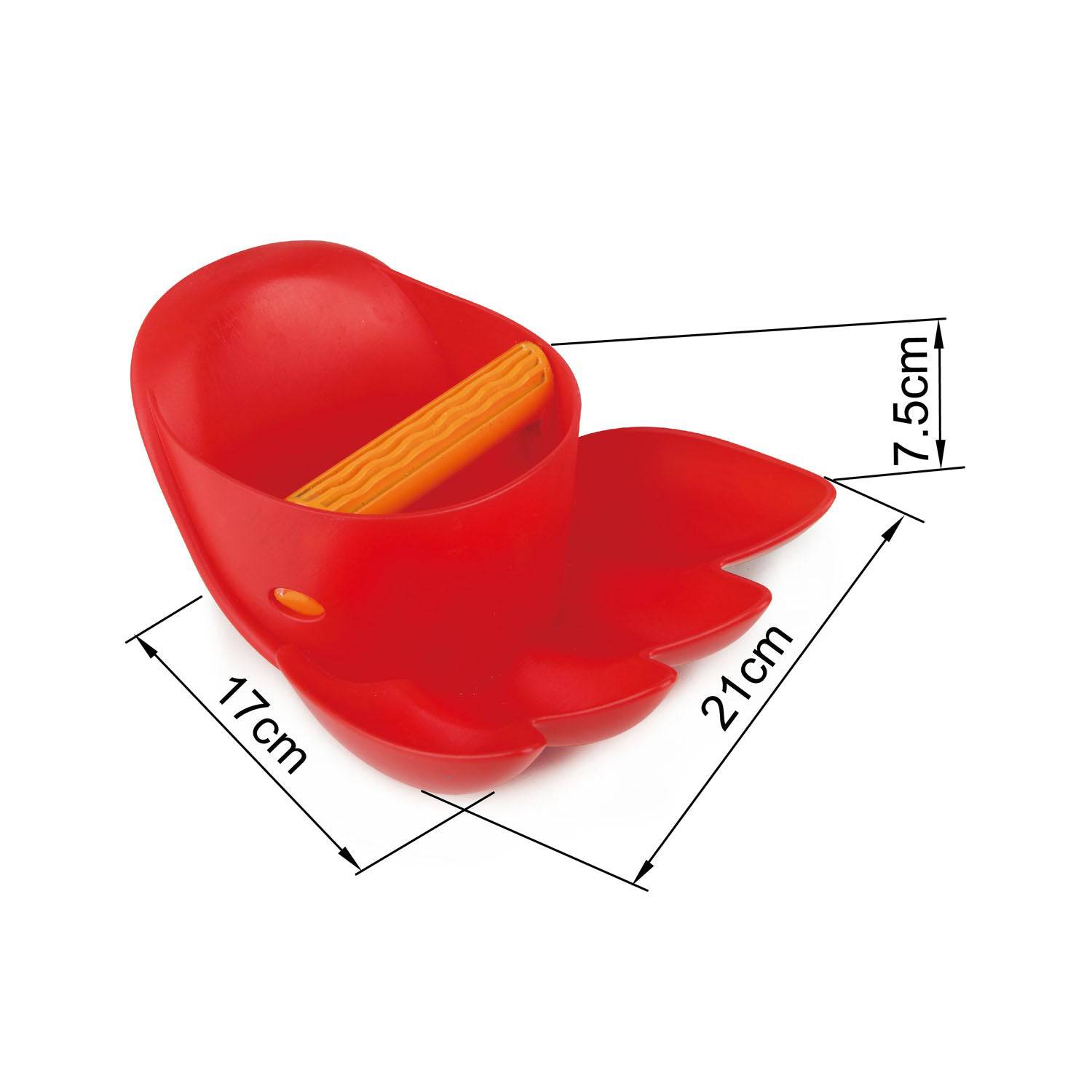 Garra Rastrillo gigante Rojo · Hape