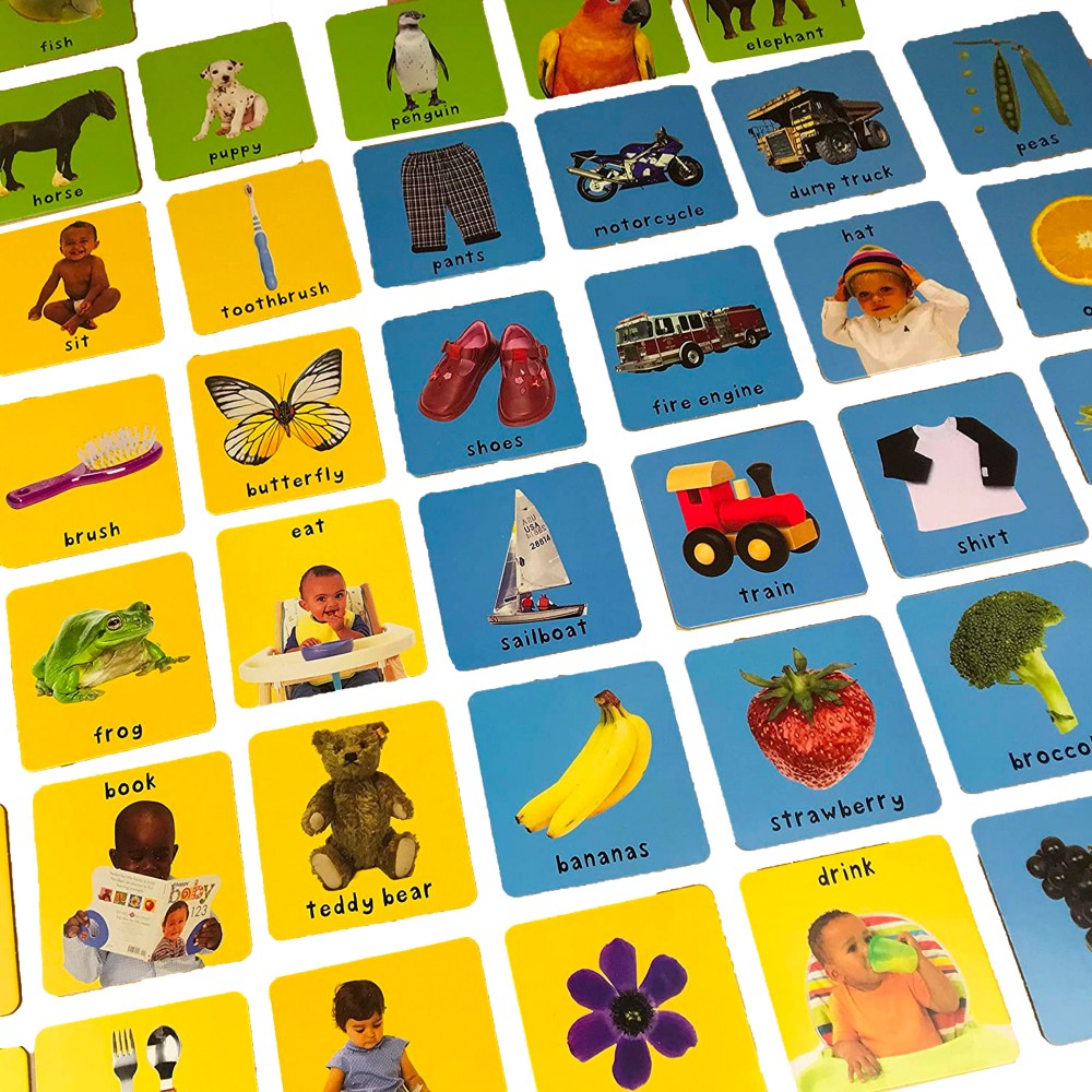 Juego de memoria Mis primeras 100 palabras Español-Ingles
