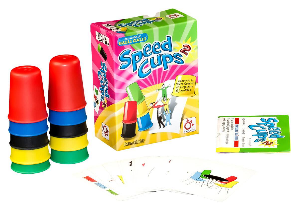 Speed Cups 2 - Expansión del juego de cartas y atención - Desde 6 años