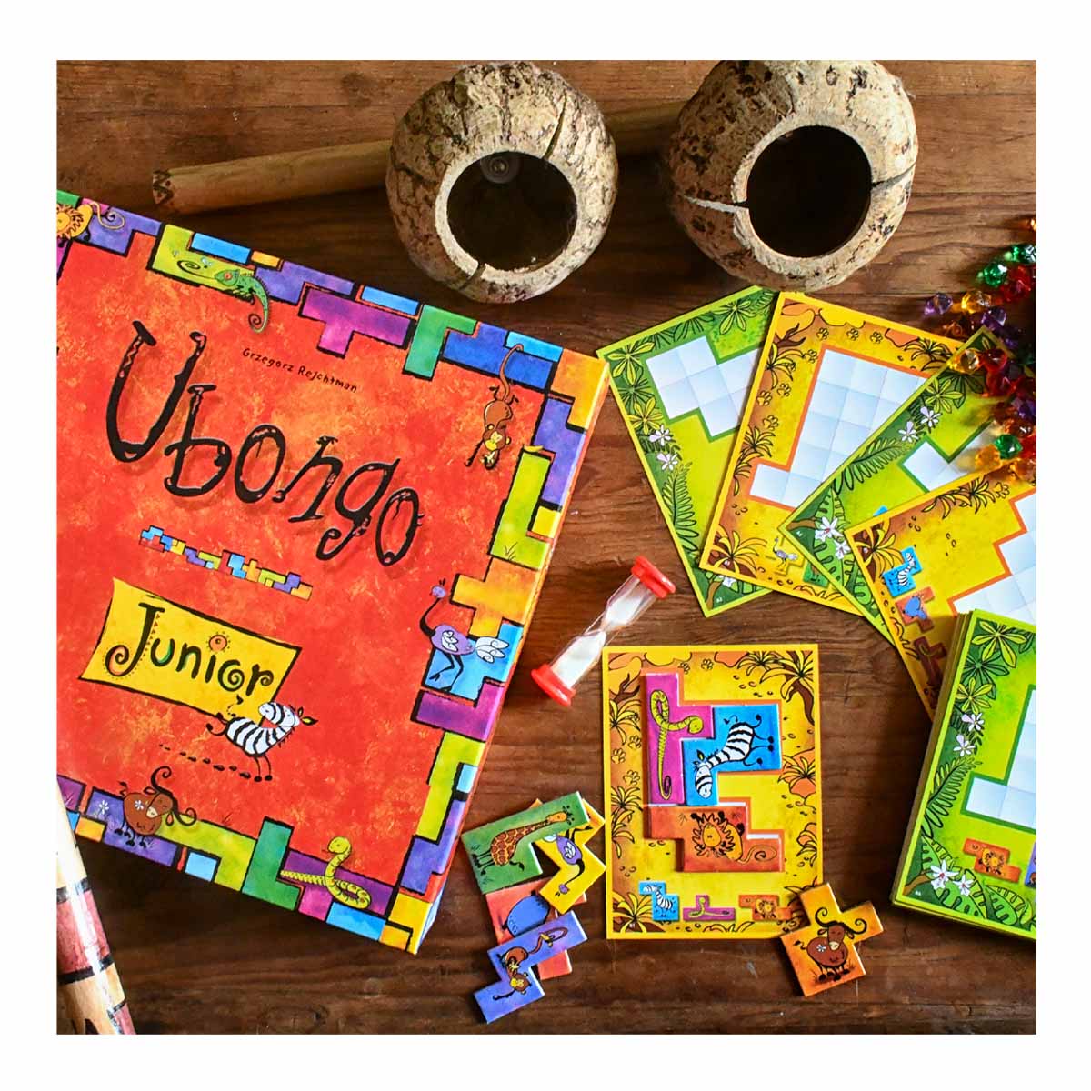 Ubongo Junior - Juego de visión espacial y lógica - Desde 4 años